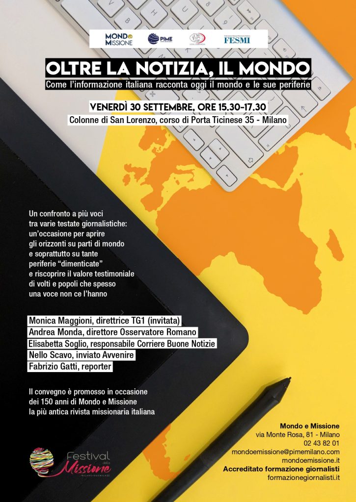 Oltre la notizia, il mondo - Mondo e Missione